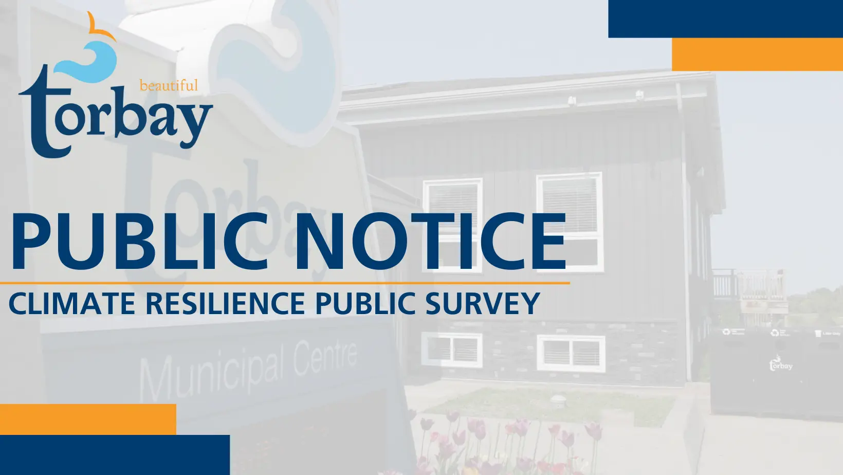 Public Notice | Climate Resilience Public Survey | Town of Torbay