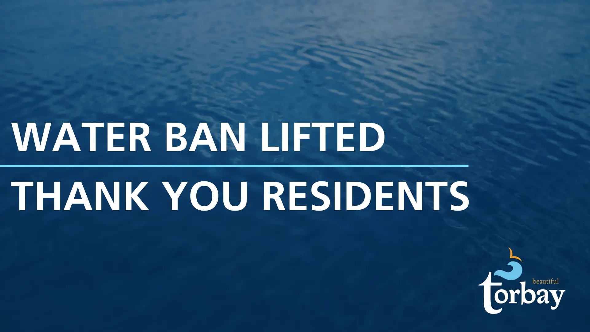 North Pond Water Update | Water Ban Lifted | Town of Torbay