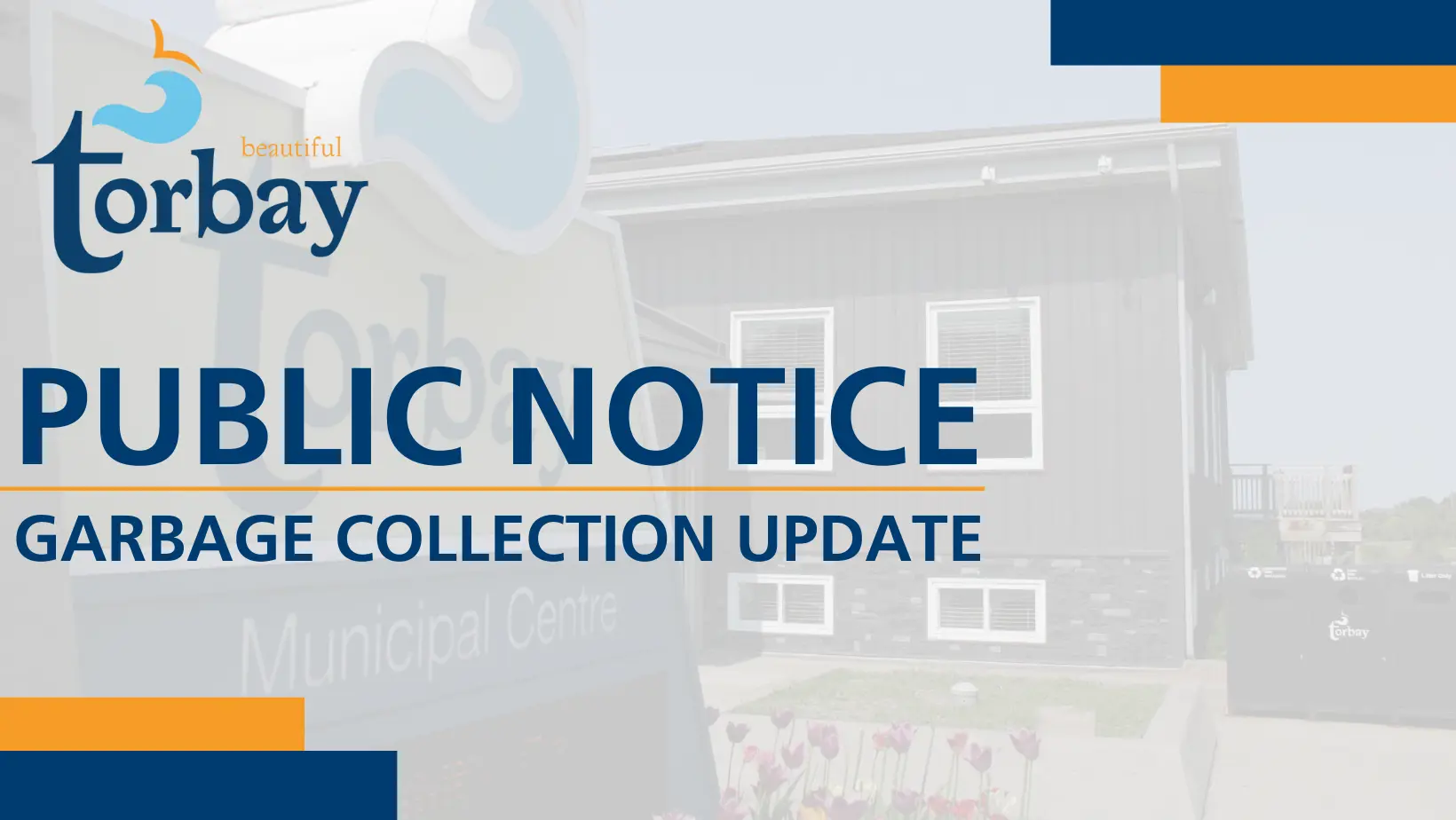 Public Notice | Garbage Collection Update | January 5, 2026 | Town of ...
